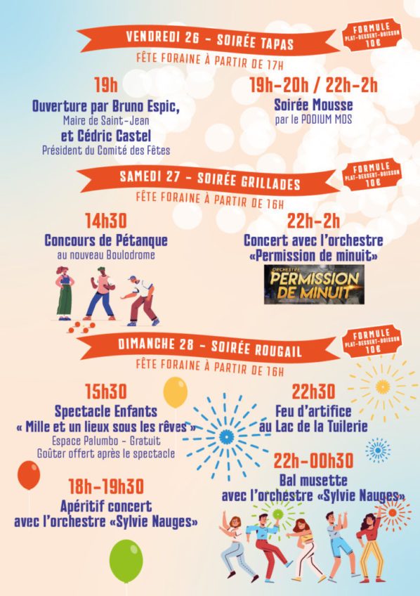 Fête de Saint-Jean 2026 Flyer verso - Ville de Saint-Jean